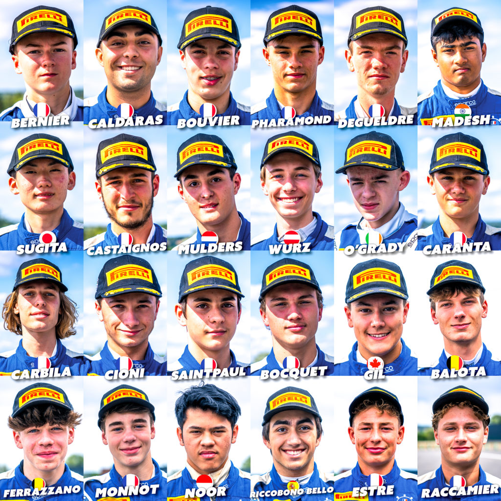 The 24 quarter-finalists through the lap times