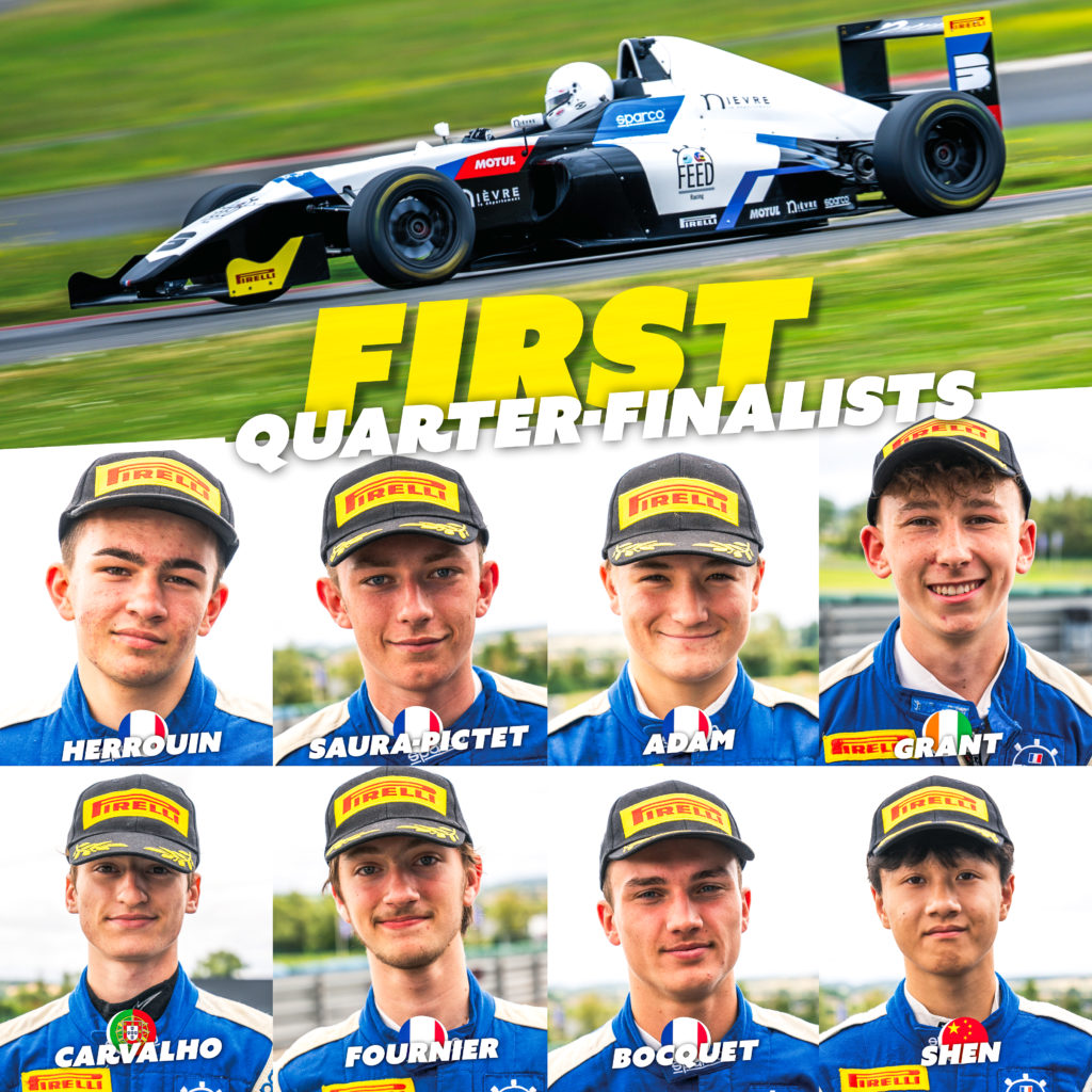 The first quarter-finalists