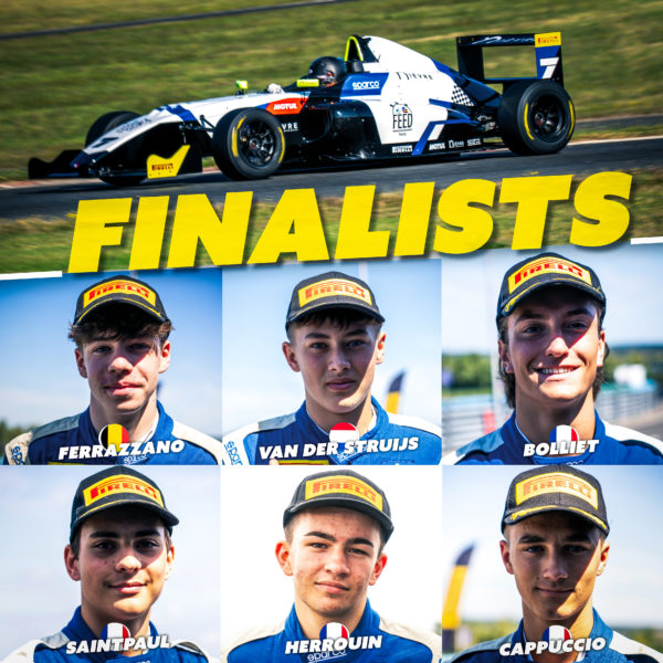 The six 2024 FEED Racing finalists